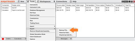 Backing Up Ninjatrader Desktop