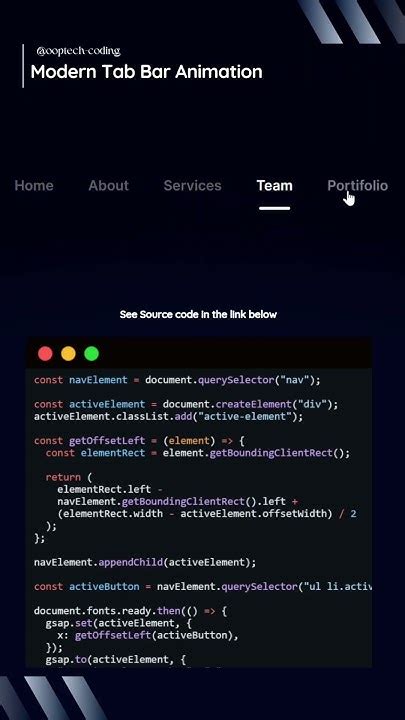 create a stunning navigation bar css and javascript webdesign