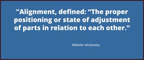 Alignment Definition Alignment Definition