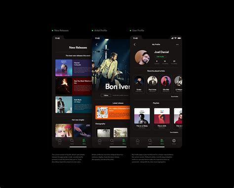 Spotify Interface Update For Ios 14 Ui Design On Behance