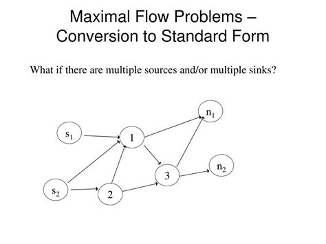 Ppt Network Flow Problems Maximal Flow Problems Powerpoint