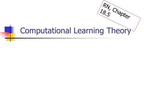 Ppt Computational Learning Theory Powerpoint Presentation Free