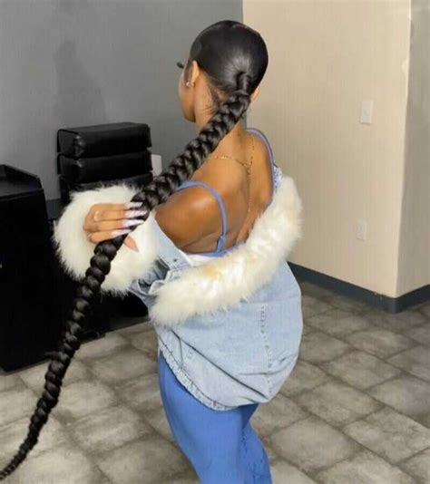 The Best Natural Ponytail With Braiding Hair Styles