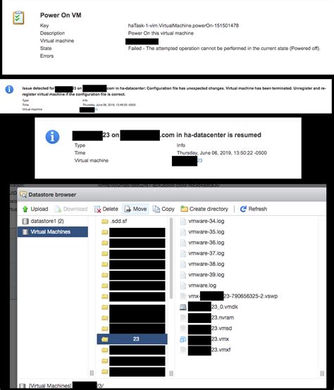 Vm Fine Every Day Until Lastnight Now Off And Invalid Virtualization Spiceworks Community