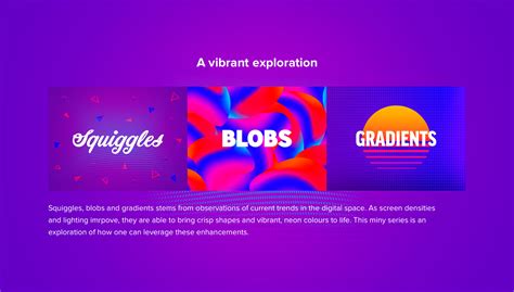 Squiggles Blobs And Gradients On Behance