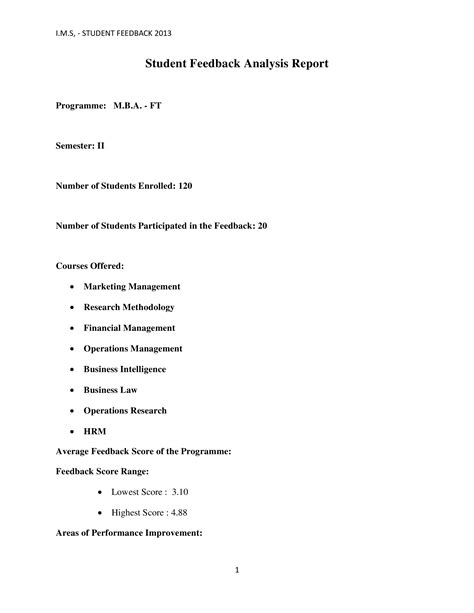 Student Analysis Report How To Create A Student Analysis Report