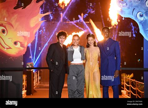 Left To Right Vincent Lacoste Adele Exarchopoulos Leah Lewis And