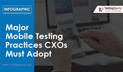Major Mobile Testing Practices CXOs Must Adopt Infographic