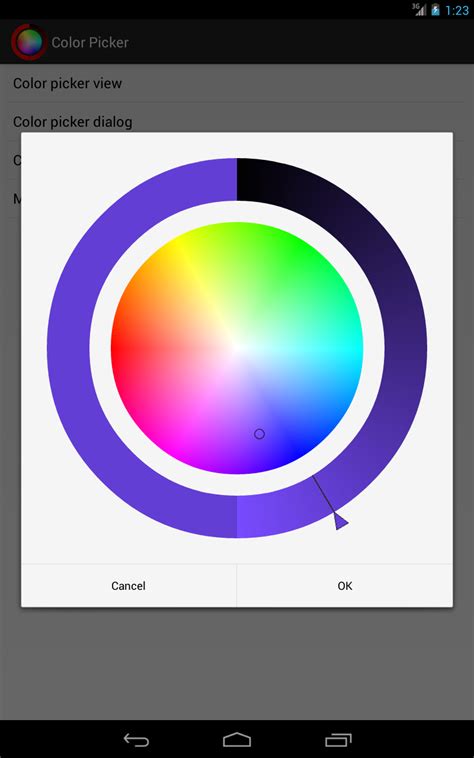 Color Picker For Android Chiral Code