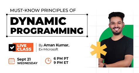 Scaler On Linkedin Must Know Principles Of Dynamic Programming