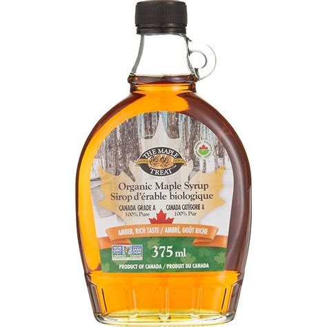 Lb Maple Treat Grade A 100 Pure Organic Maple Syrup Amber Rich Taste