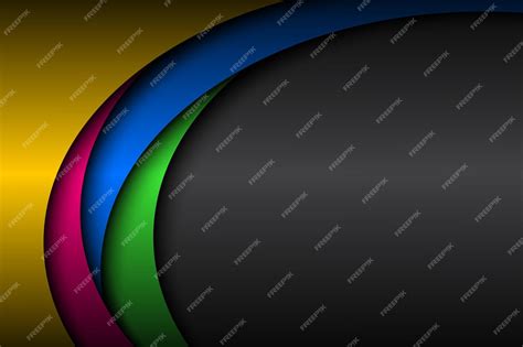 Premium Vector Abstract Colorful Wave Vector Background With Blank