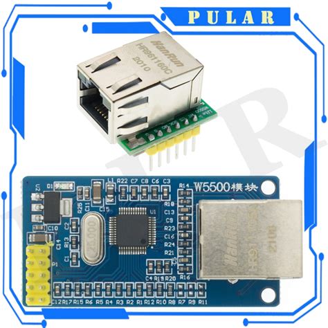 usr es1 w5500 ethernet โมดูลเครือข่ายฮาร์ดแวร์ spi ถึง lan ethernet