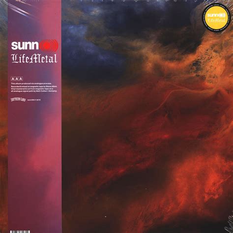 Sunn O Life Metal And Pyroclasts Album Art Fonts In Use