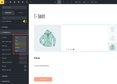 how to create a woocommerce product gallery slider using bricks builder