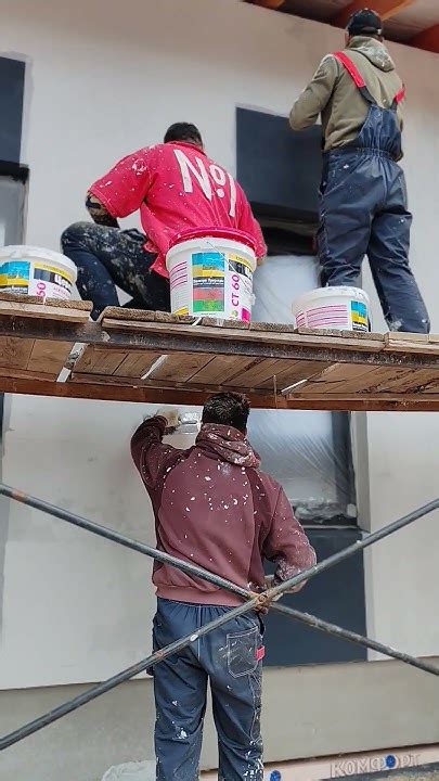 Как нанести декоративную штукатурку на большую плоскость фасада без пятен и переходов Ceresit