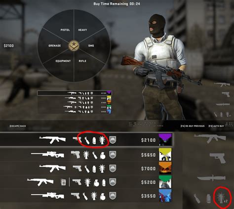 Csgo Buy Menu Only Shows One Flash When You Have Two Literallyunplayable