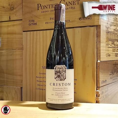 Red Wine Cristom Mt Jefferson Cuvee Pinot Noir 2022 750ml Usa