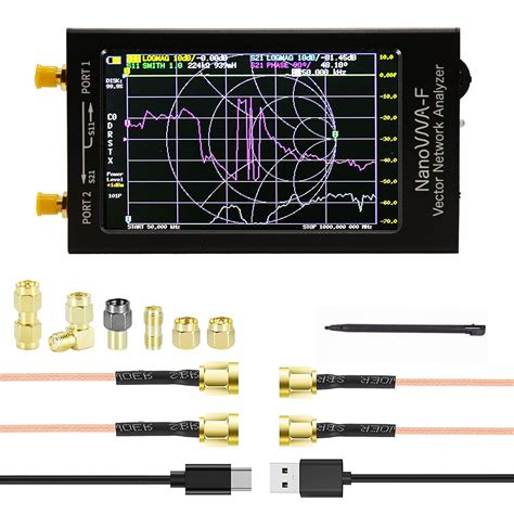 Nanovna F Vector Network Analyzer 10khz 1 5ghz Hf Vhf Uhf Antenna Analyzer 4 3in Touch Lcd