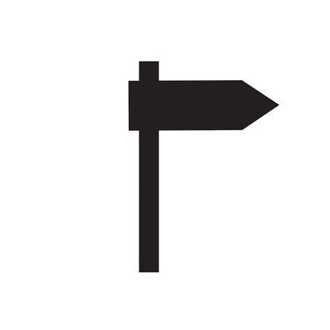 Premium Vector Signpost Icon Outline Vector Sign Linear Style