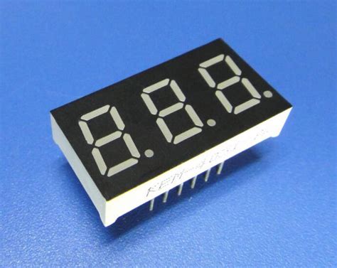 3 Digits 7 Segment LED Display LED Display And 7 Segment