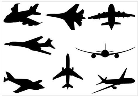 Airplane Silhouette Clip Art At Getdrawings Free Download