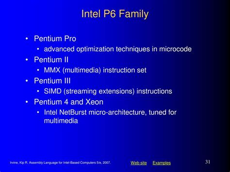 Assembly Language For Intel Based Computers 5th Edition Ppt Download