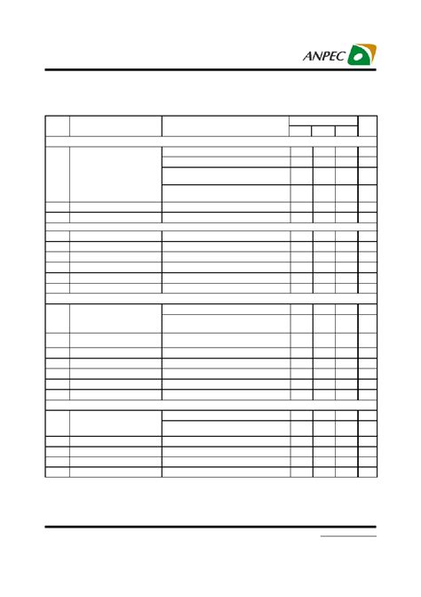 APW B Datasheet Pages ANPEC DDR AND DDR DDR L SYNCHRONOUS BUCK CONTROLLER WITH A