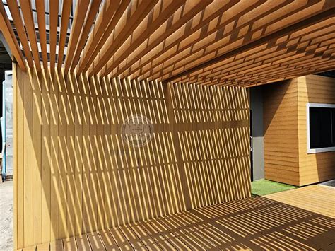 Exterior Wpc Wall Cladding Project In Philippines