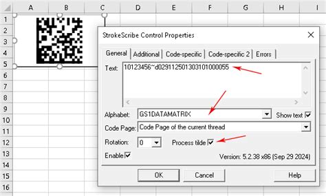 Gs1 Barcodes Gs1 128 And Gs1 Datamatrix In Excel