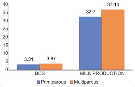 Body Condition Score And Milk Yield In Primiparous And Multiparous Cows
