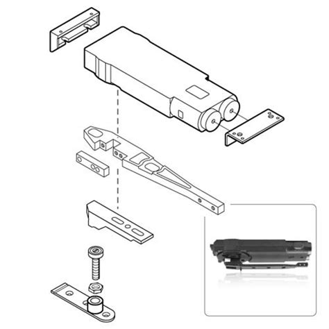 Rixson 608sl Overhead Concealed Closer Package