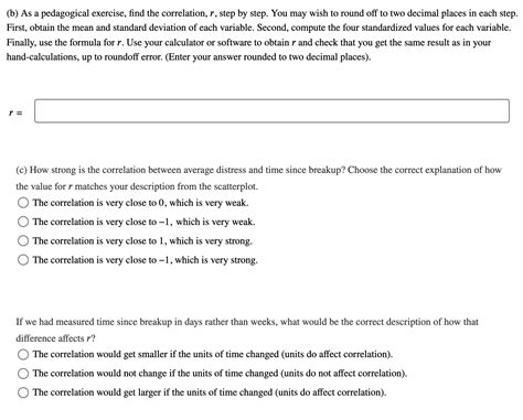 Solved Choose The Correct Explanatory Variable Gender Time