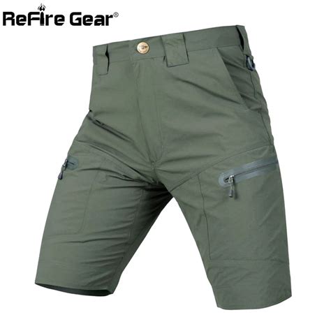 Refire Gear 남성용 카고 반바지 멀티 포켓 육군 전투 군사 전술 짧은 캐주얼 빠른 건조 스트레치 에어소프트 작업 짧은 여름반바지 Aliexpress