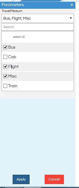 Creating Canned Reports With Multi Select Checkbox Helical Insight
