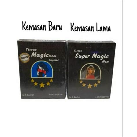 Jual Tissu Ma Gic Man Hitam Merah Original Shopee Indonesia