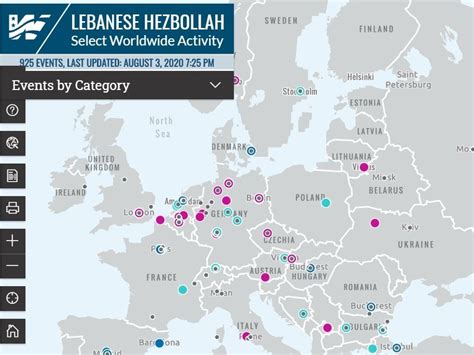 Interactive Maps Reveal Full Extent Of Hezbollahs Global Reach Eurasia