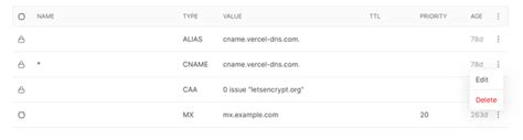 How To Manage Vercel Dns Records
