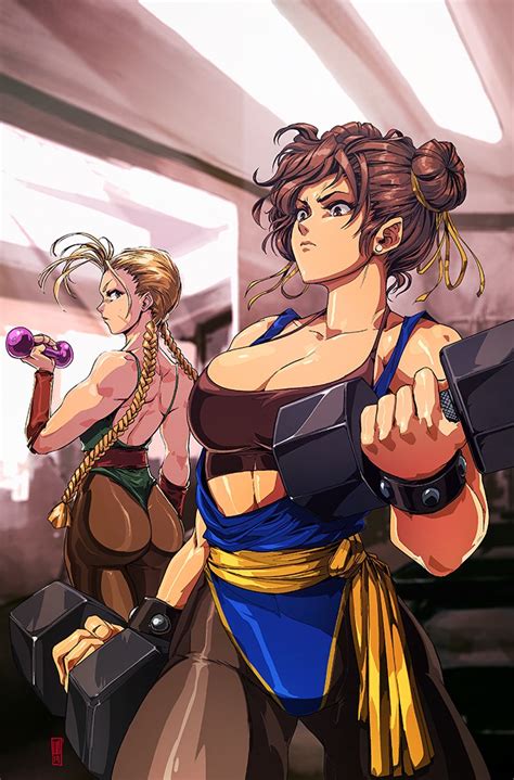 Chun Li And Cammy White Street Fighter And 1 More Drawn By Davidliu