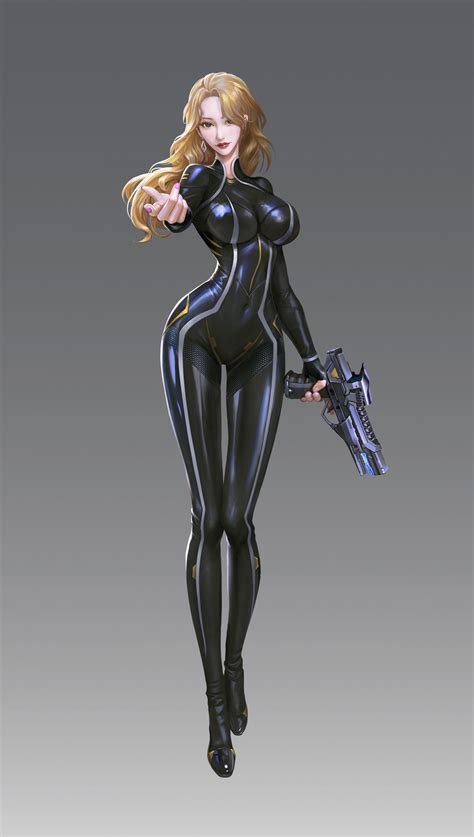 배경 화면 라텍스 의류 유액 소매 허리 대퇴골 무릎 패션 디자인 스판덱스 패션 모델 하이힐 강청색 인간의