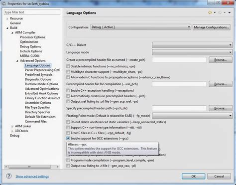 Attributepacked With Code Composer Texas Instruments Ti Arm Gcc