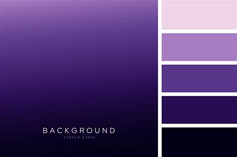 Premium Vector Purple Gradient Background Color Transition With
