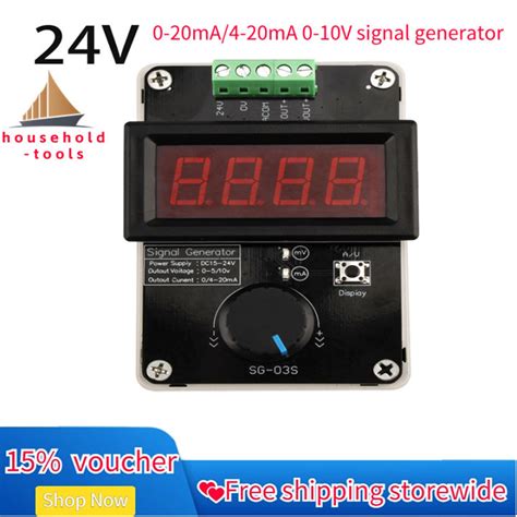 Ready Stockhousehold Tools V MA Generator Adjustable Signal Generator DC V Current