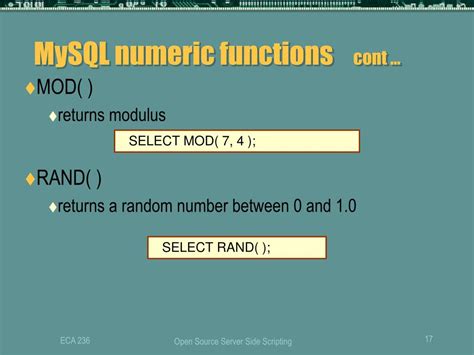 Ppt Eca 236 Powerpoint Presentation Free Download Id5057721
