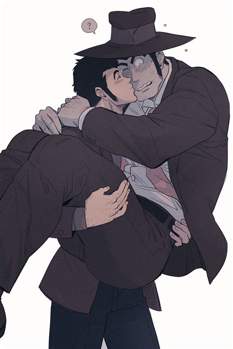 Arsene Lupin Iii And Zenigata Kouichi Lupin Iii Drawn By Konlikes