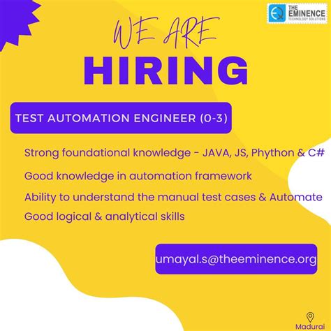 wearehiring qatester tester testautomation qaengineer testing