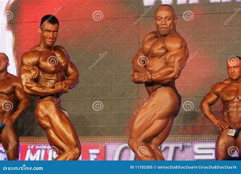Bodybuilders Posing Editorial Image Image Of Bodybuilding 11702305