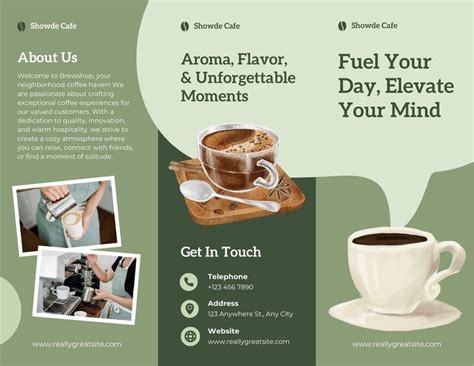 Customize 45 Coffee Brochure Templates Online Canva