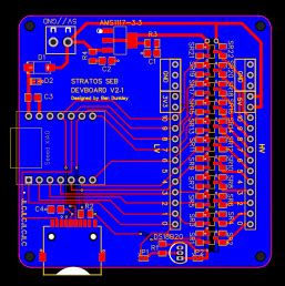 Stratos V2 Board SEEED XIAO DEVBOARD OSHWLab