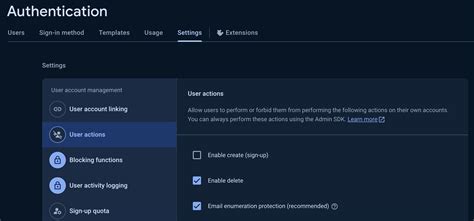 Possible To Prevent Others From Account Creation When Using Firebase